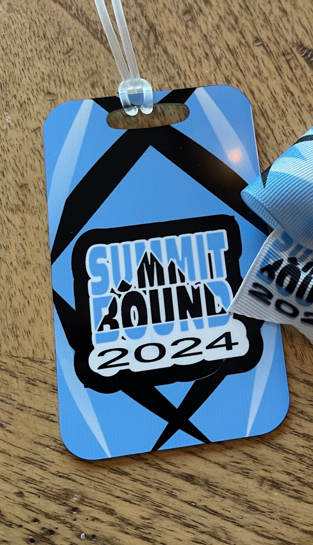 1 Summit Bound Bag Tag - Double Sided - Aluminum Tag - 4"x2.75" - Etsy