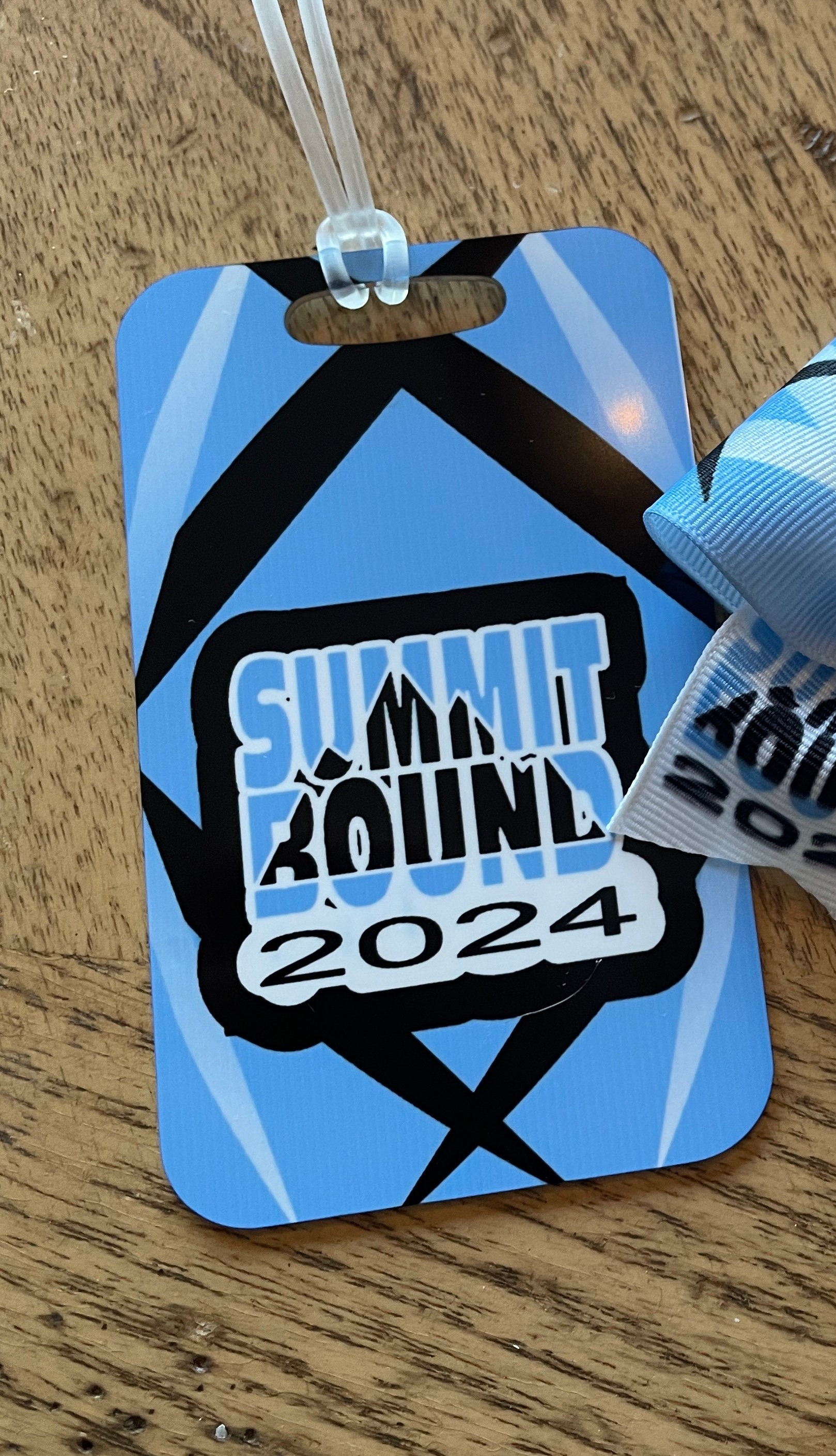 1 Summit Bound Bag Tag - Double Sided - Aluminum Tag - 4"x2.75" - Etsy