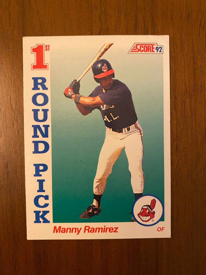 1992 Score #800 Manny Ramirez Rookie Card - Etsy