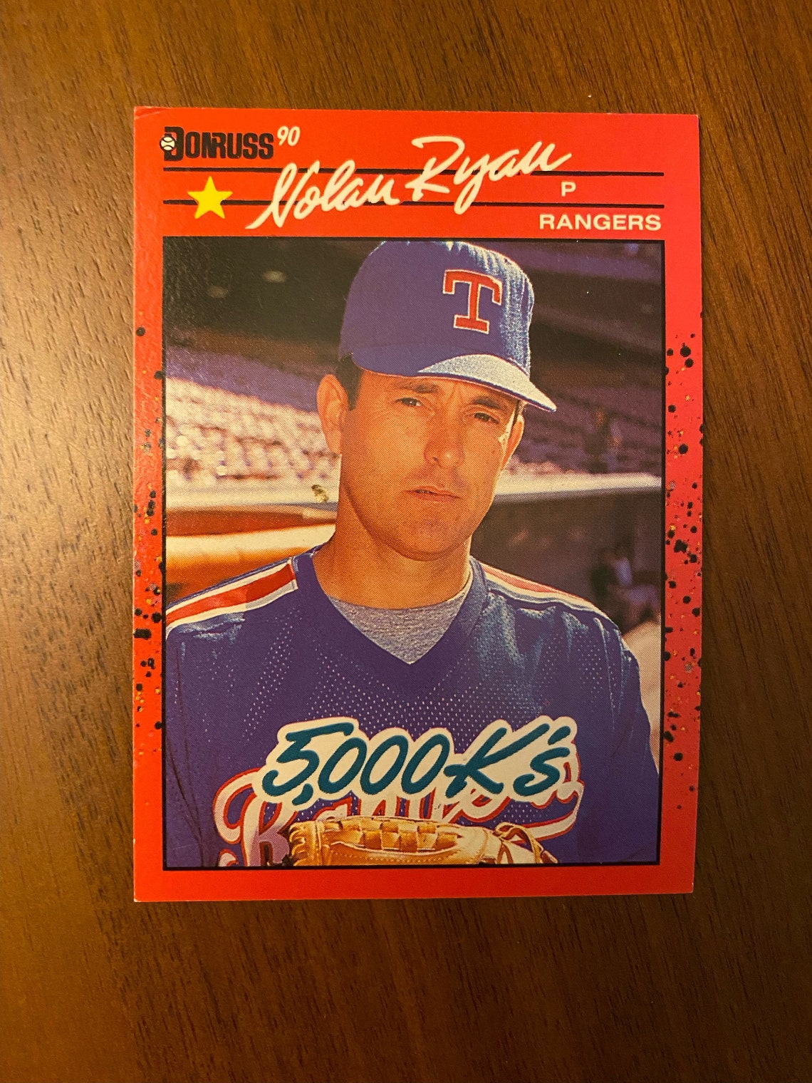 RARE Error Card - 1990 Donruss #659 Nolan Ryan 5000 K's - Etsy Canada