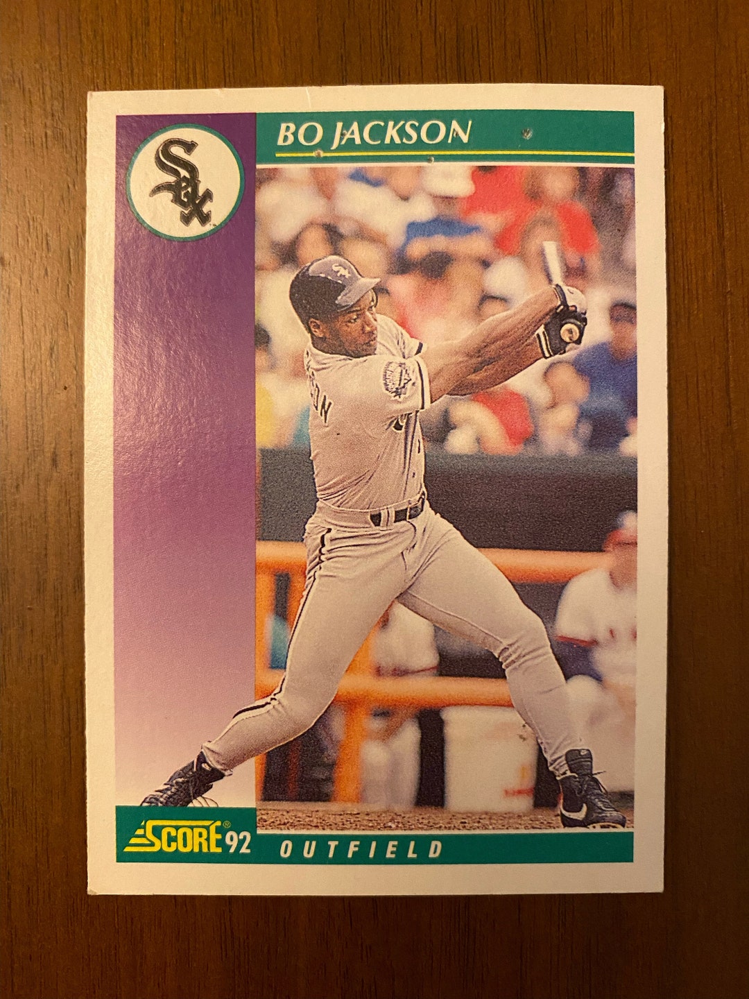 1992 Score 361 Bo Jackson Baseball Card Etsy