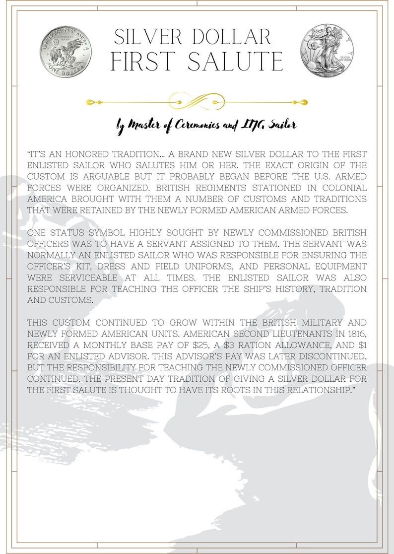 Commissioning Ceremony Prestige Program - Etsy