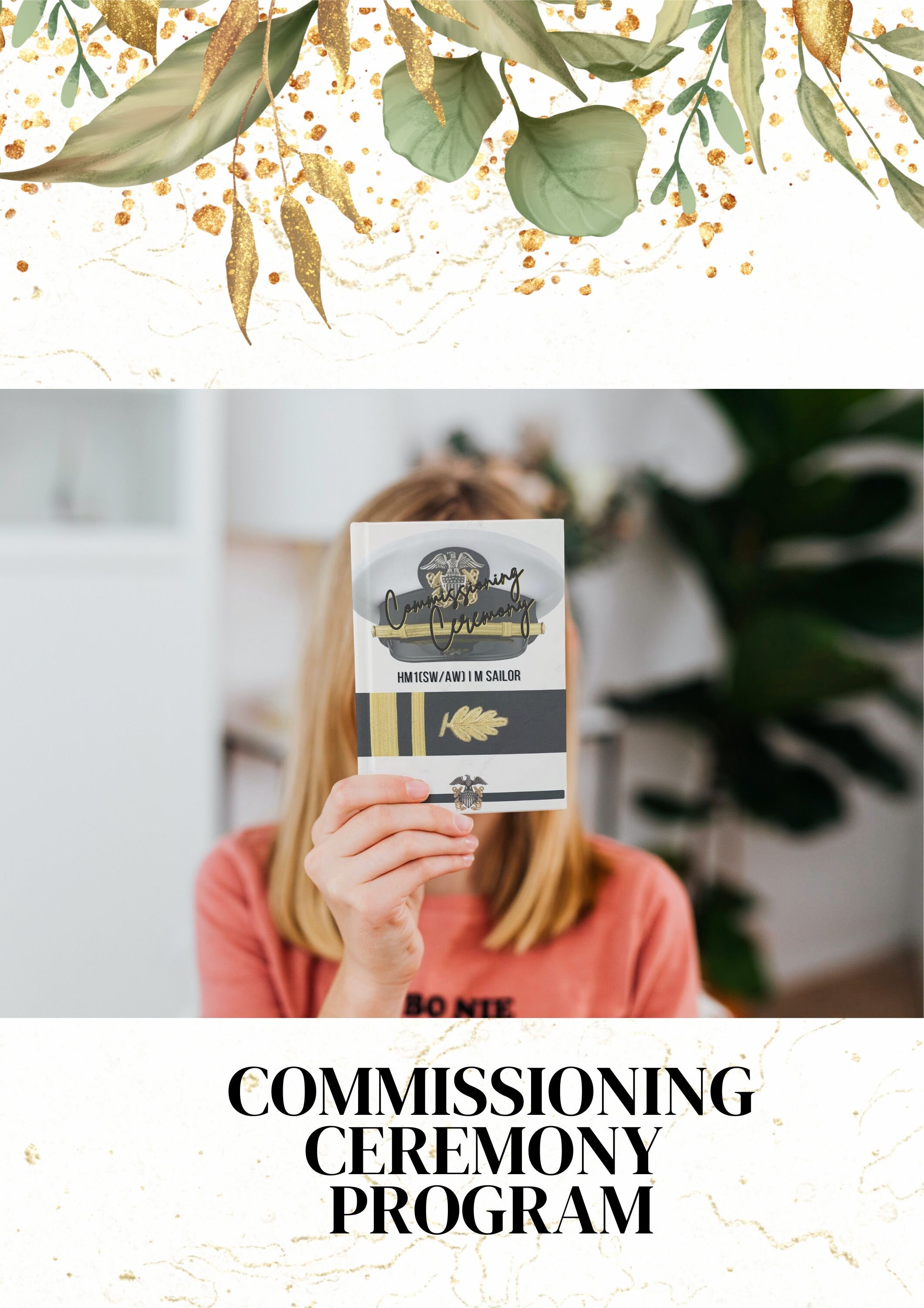 Commissioning Ceremony Program Template - Etsy