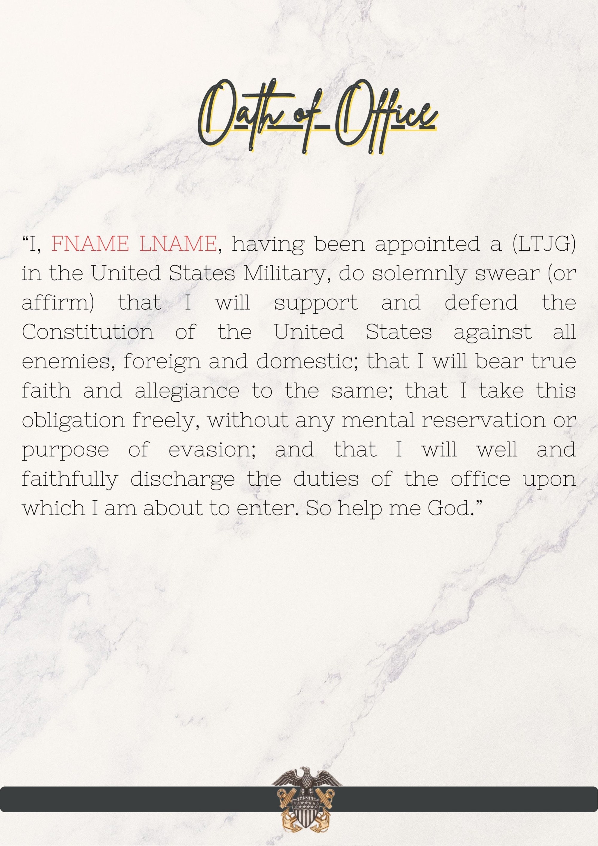 Commissioning Ceremony Program Template - Etsy