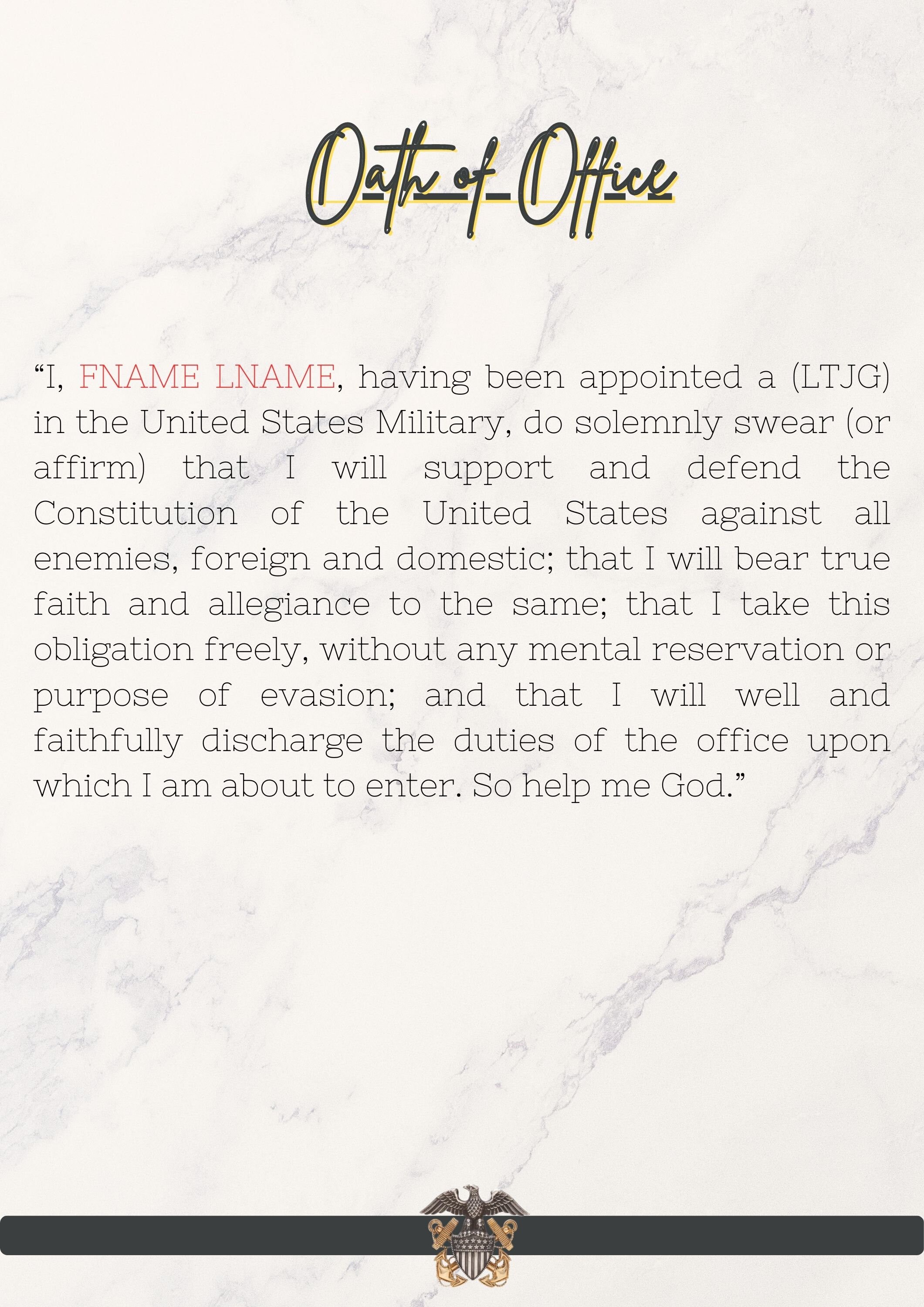 Ensign to MSC Program Template - Etsy