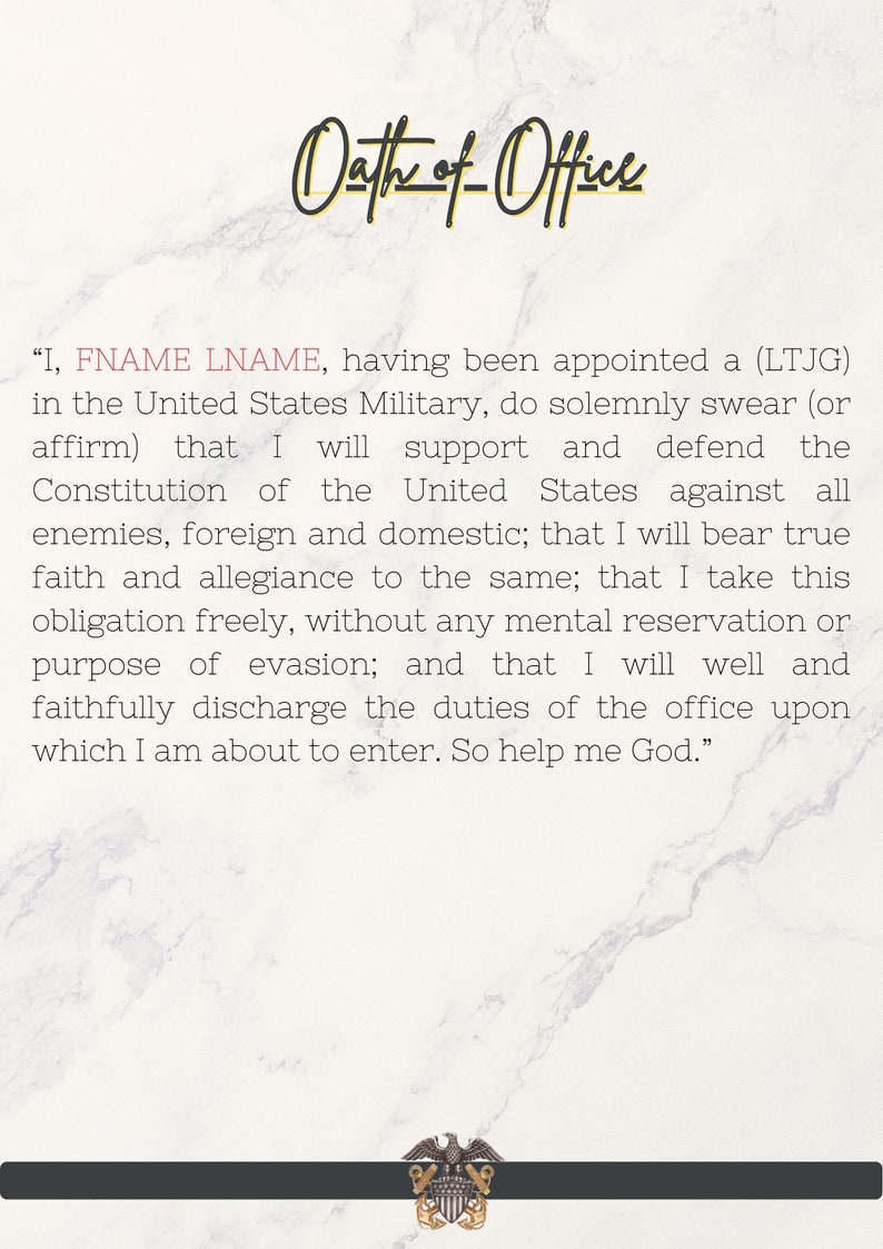 Line Officer Commissioning Ceremony Program Template - Etsy