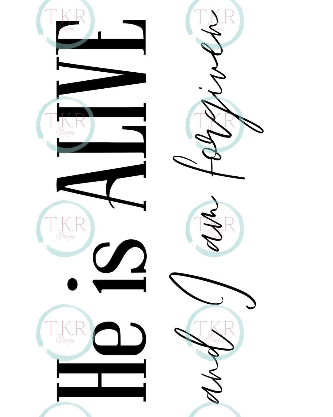 He is Alive PNG Download - Etsy