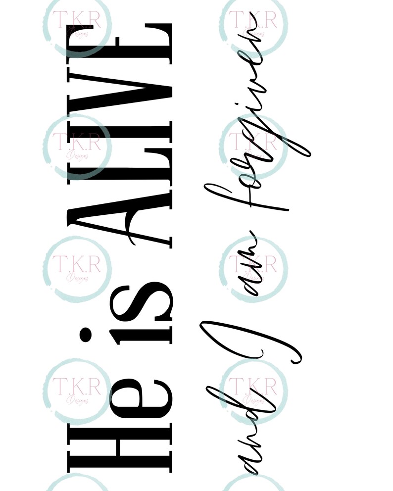 He is Alive PNG Download - Etsy