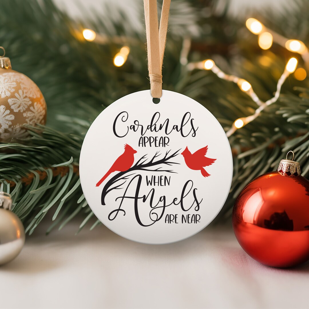 Family Memory Cardinal Ornament, Cardinal Christmas Ornament, Gift for ...