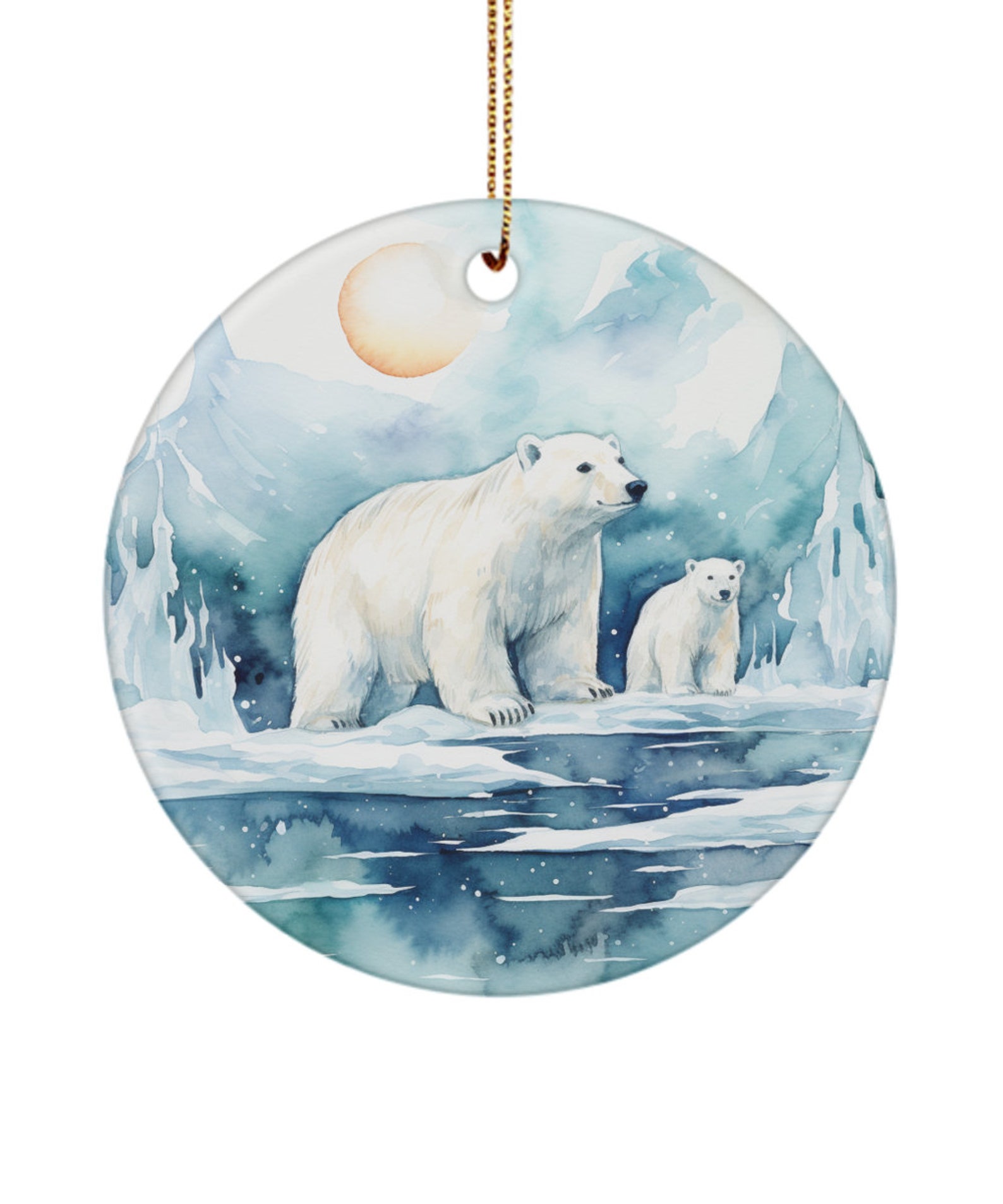 Parent and Child Ornament * Polar Bear*, Cute Polar Bear Christmas ...