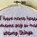 So Many Wrong Things Embroidery Pattern | David Rose - Etsy