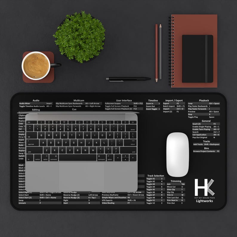 Windows Lightworks Hot Key Mouse Pad - Shortcut Reference Mouse Pad - Etsy