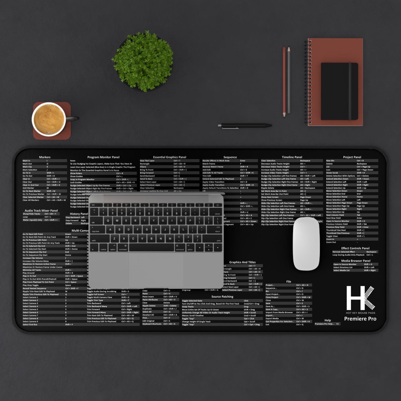 Windows Premiere Pro Hot Key Mouse Pad - Etsy