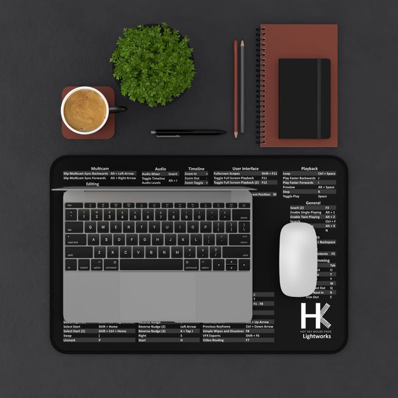 Windows Lightworks Hot Key Mouse Pad - Shortcut Reference Mouse Pad - Etsy