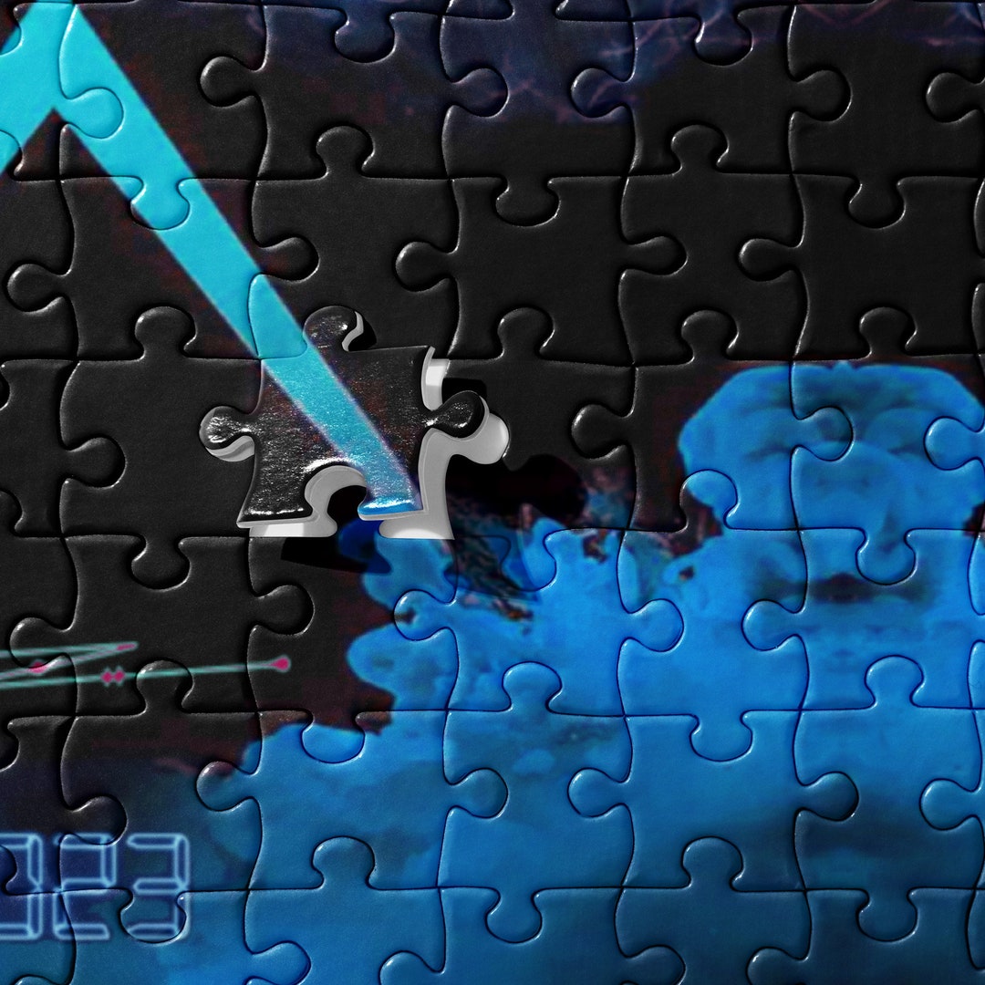 2023 Neon Smoke Jigsaw Puzzle - Etsy