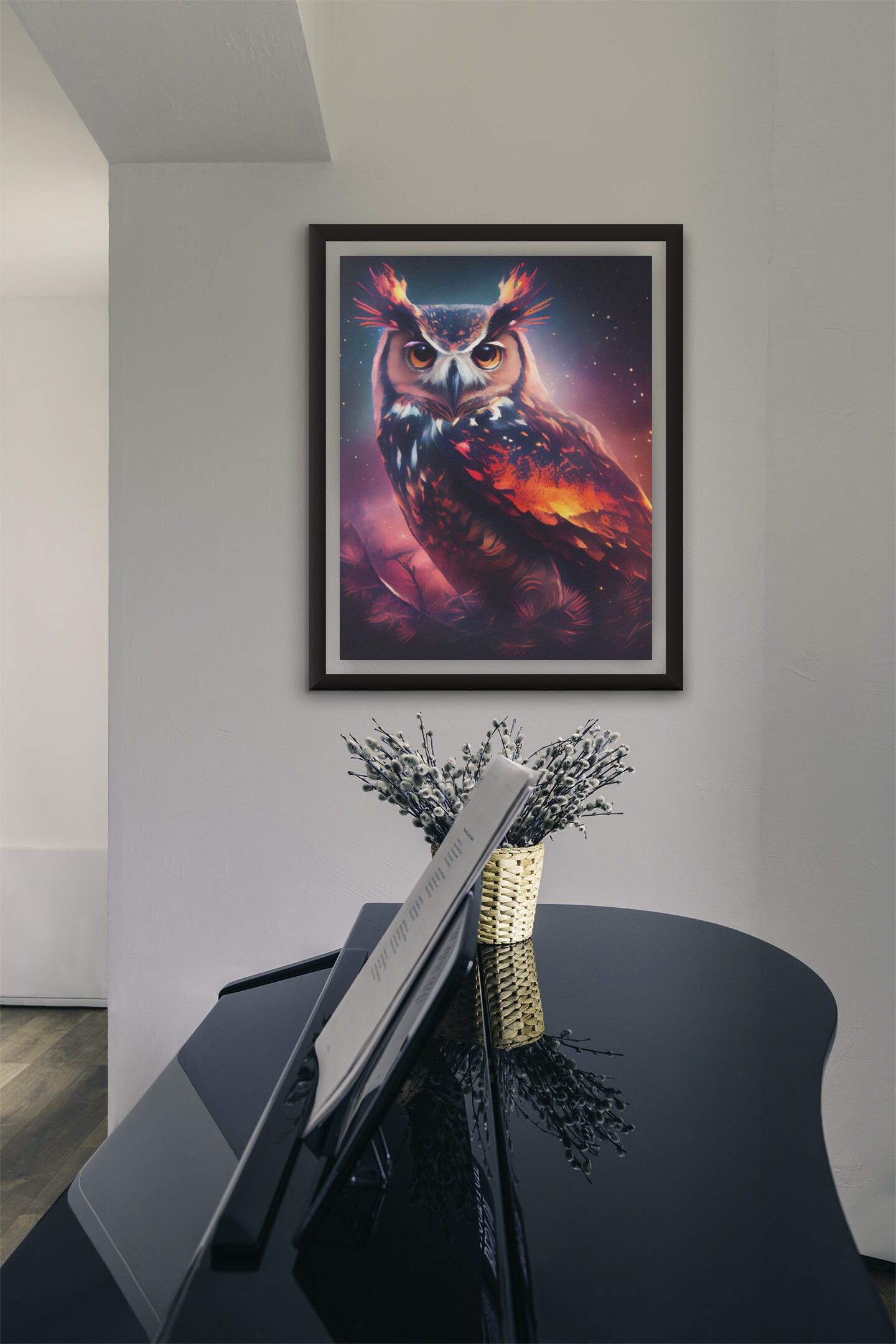 Celestial Owl, Owl Wall Decor, Owl Printable - Etsy