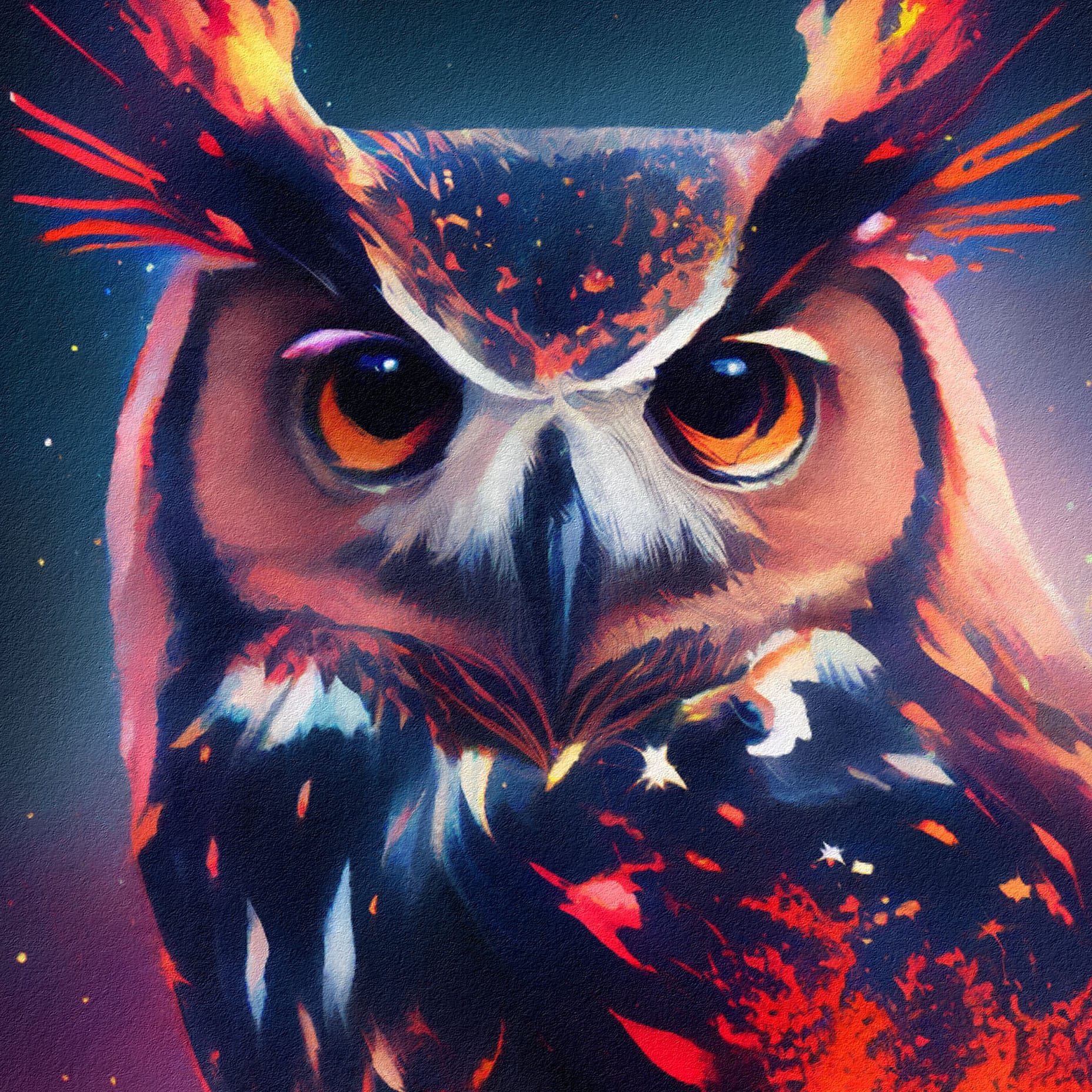 Celestial Owl, Owl Wall Decor, Owl Printable - Etsy