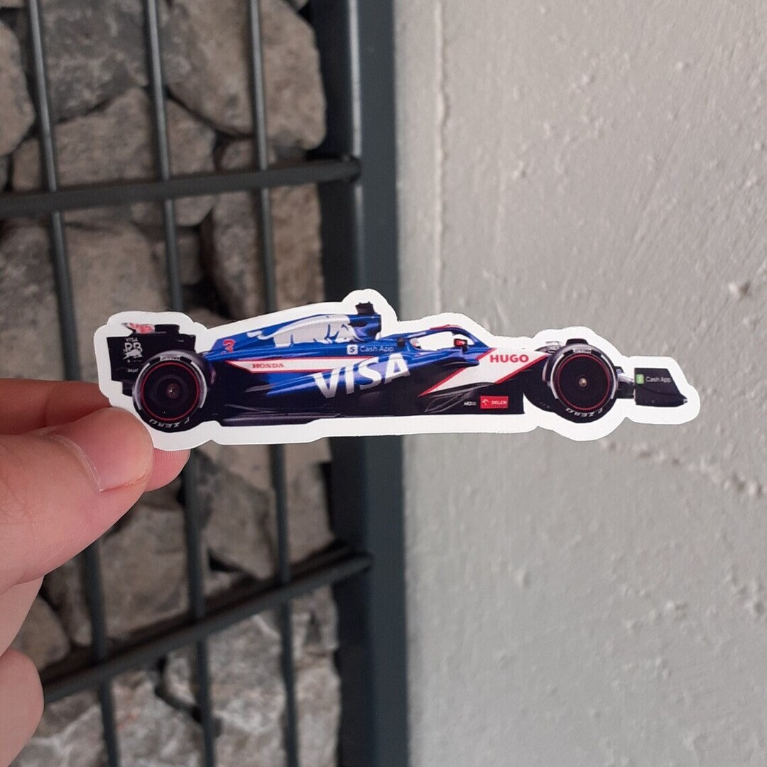 All 10 Teams Formula 1 Car Sticker Glossy 10cm Wide Mclaren Ferrari ...