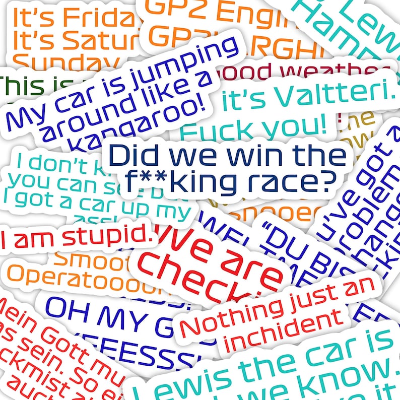 Famous Formula 1 Drivers Sayings Memes Funny Phrases Ferrari Mclaren ...