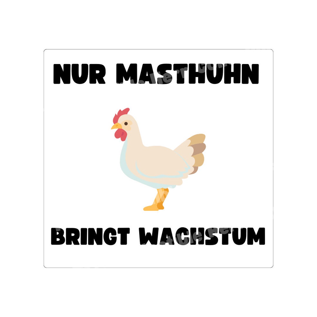 Only Broiler Chicken Brings Growth Markus Rühl Sticker Bodybuilding ...