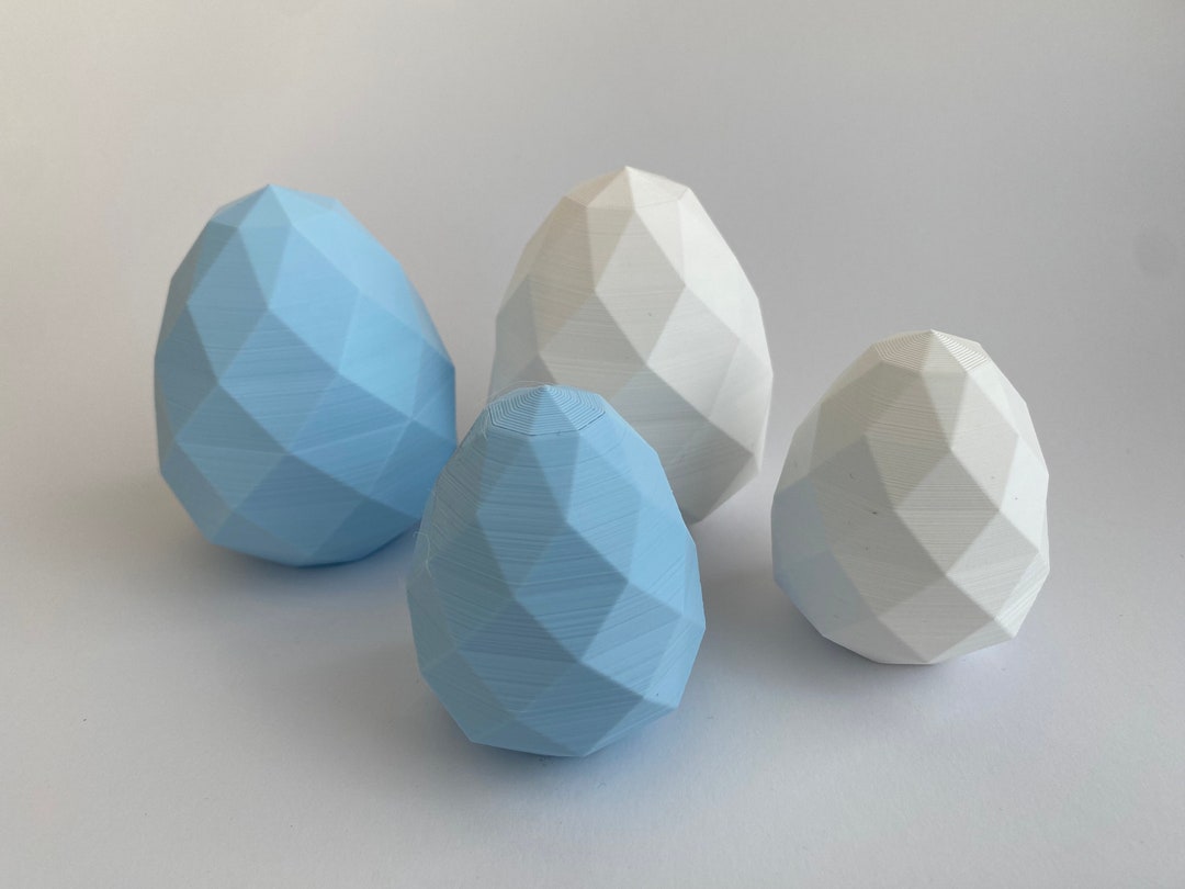 Easter Egg Low Poly Egg Easter Easter Egg 3D Printing PLA - Etsy