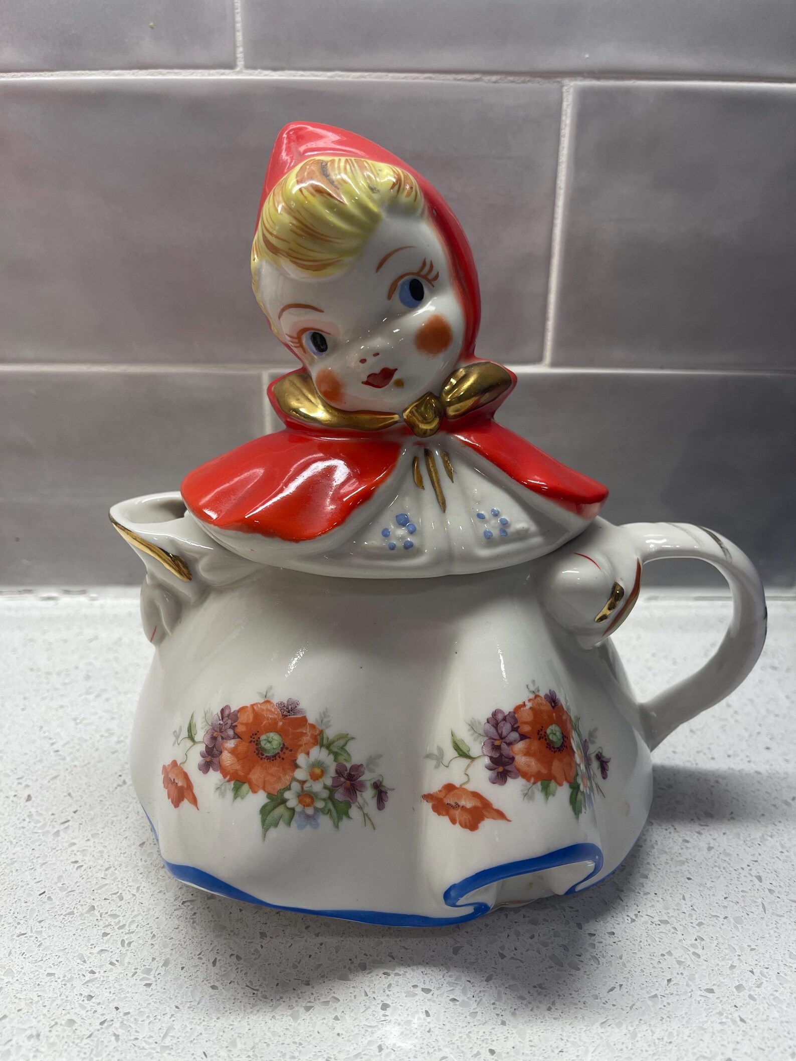 Vintage Hull Little Red Riding Hood Tea Pot With Lid - Etsy