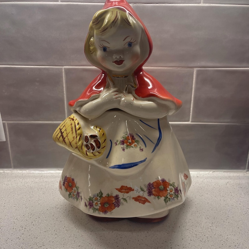 Little Red Riding Hood Cookie Jar - Etsy