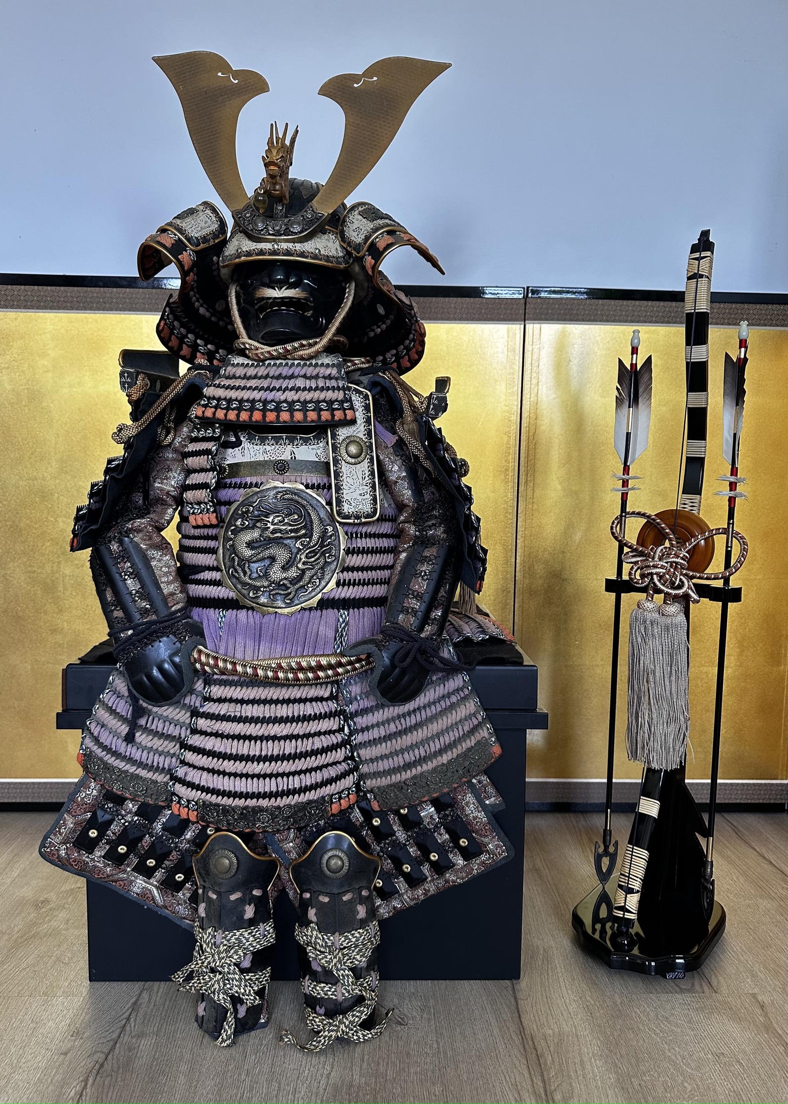 Complete Set of Authentic Japanese Samurai Youth Armor Vintage Antique ...