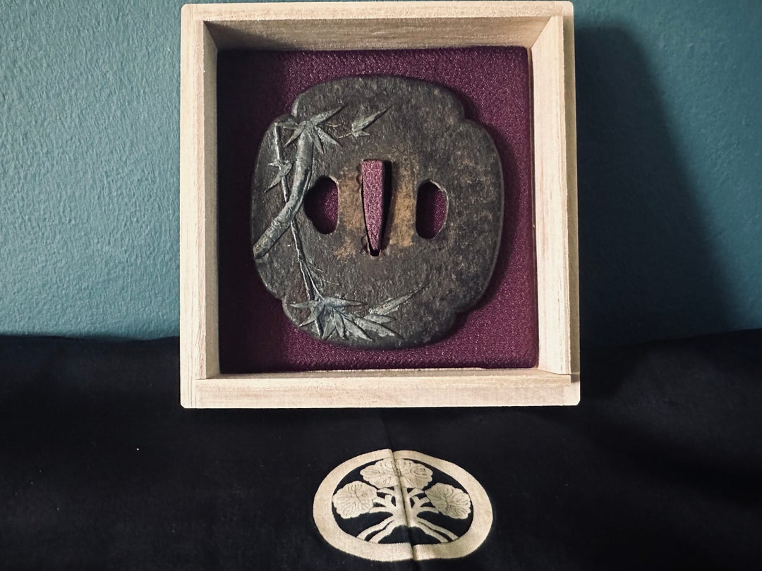Tsuba 06: Bamboo Grove Very Old for Katana Wakizashi 1600-1650 - Etsy