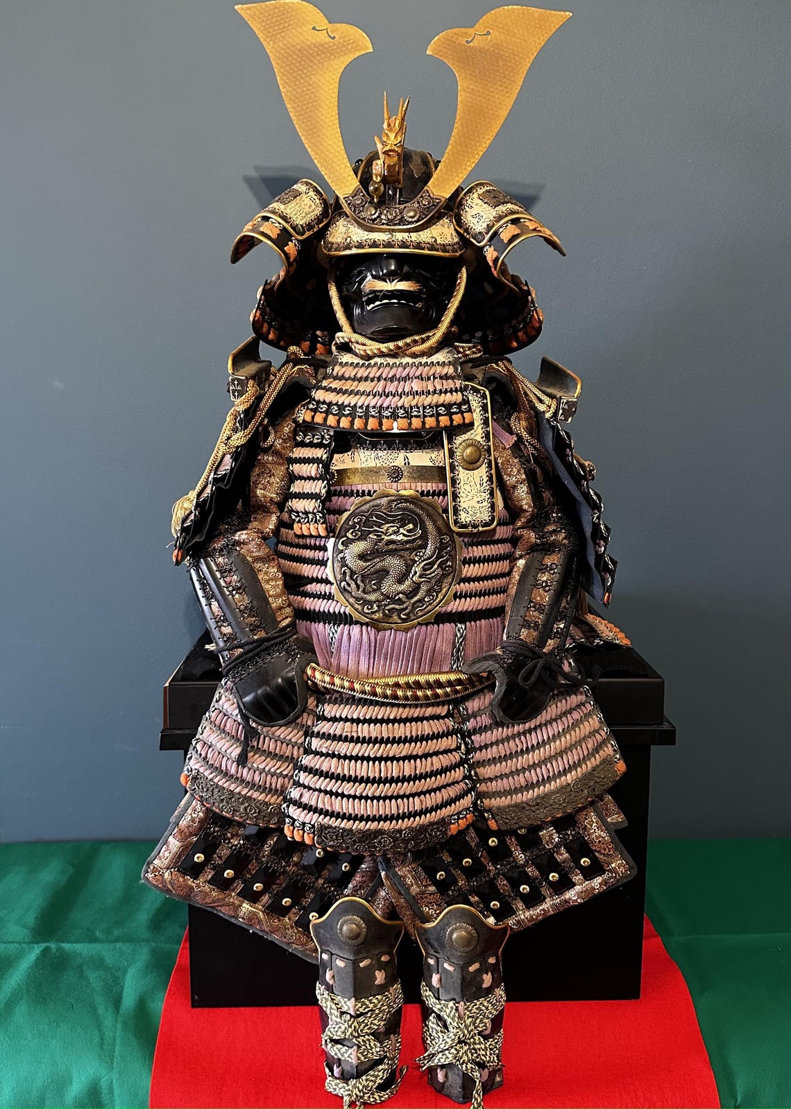 Complete Set of Authentic Japanese Samurai Youth Armor Vintage Antique ...