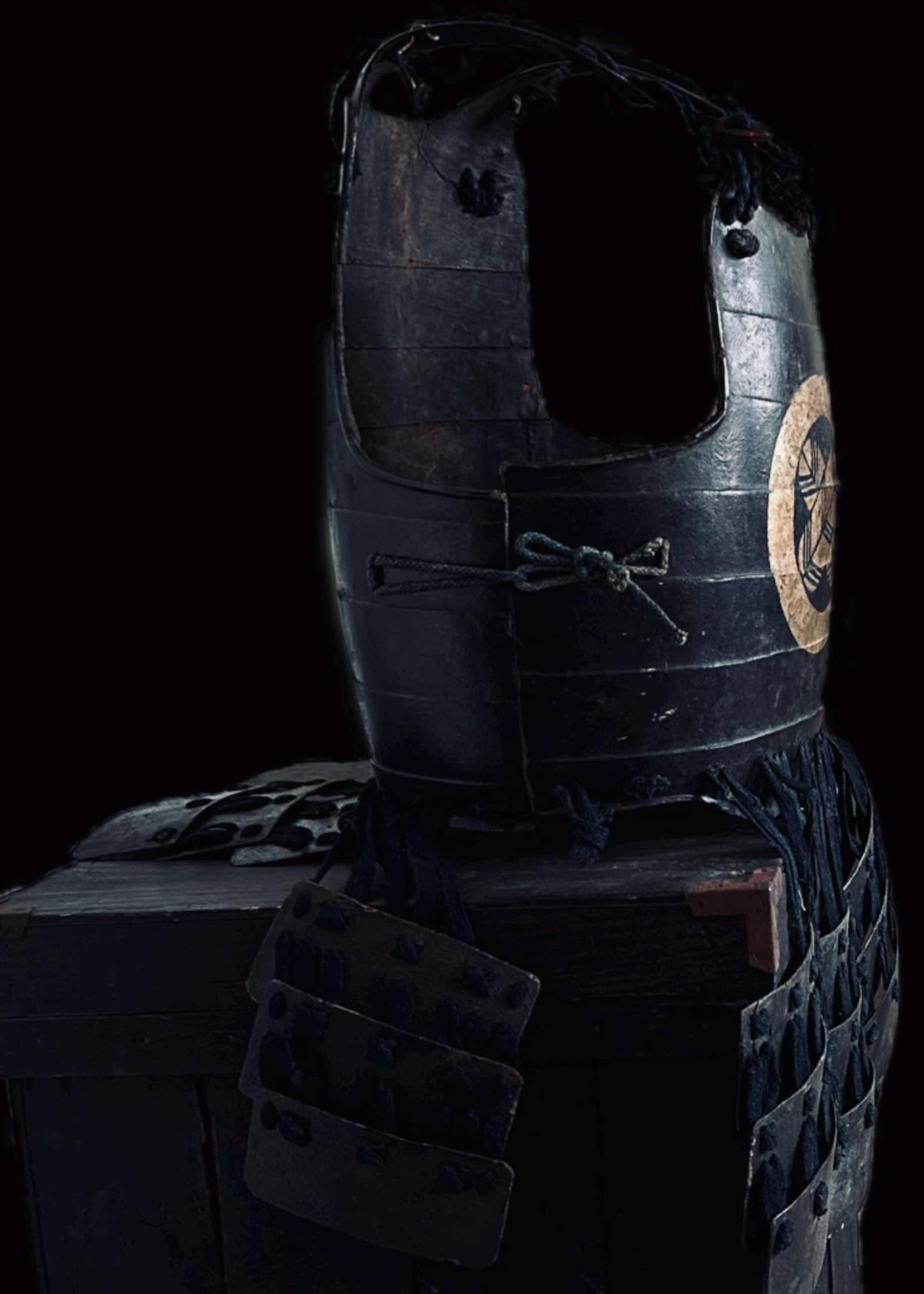 Authentic Japanese Antique Vintage Samurai DOU Body Armor From Edo With ...