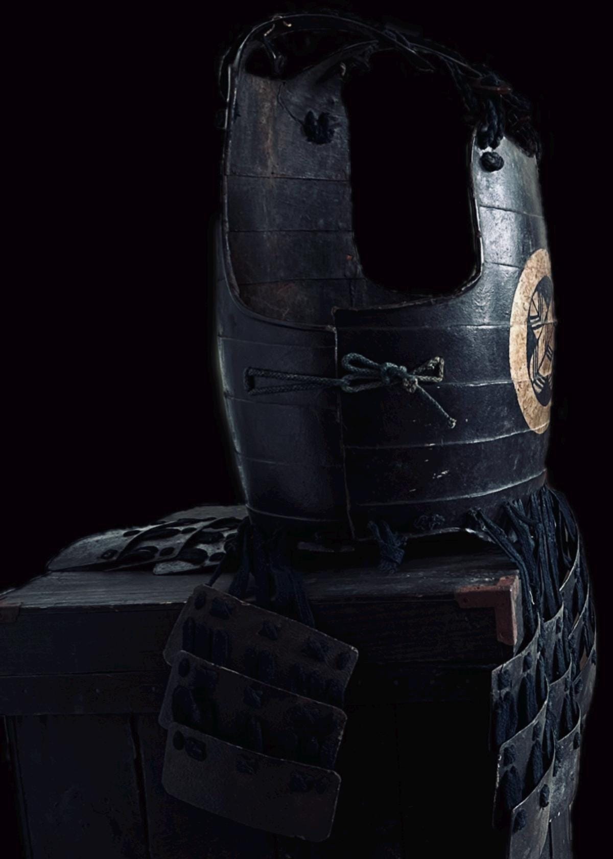 Authentic Japanese Antique Vintage Samurai DOU Body Armor From Edo With ...