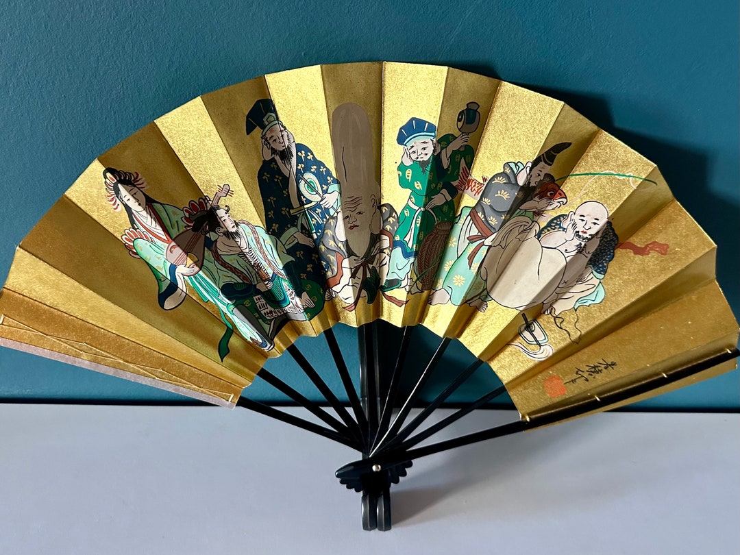 Vintage Japanese Sensu Holding Fan Samurai Daimyo Shogun - Etsy