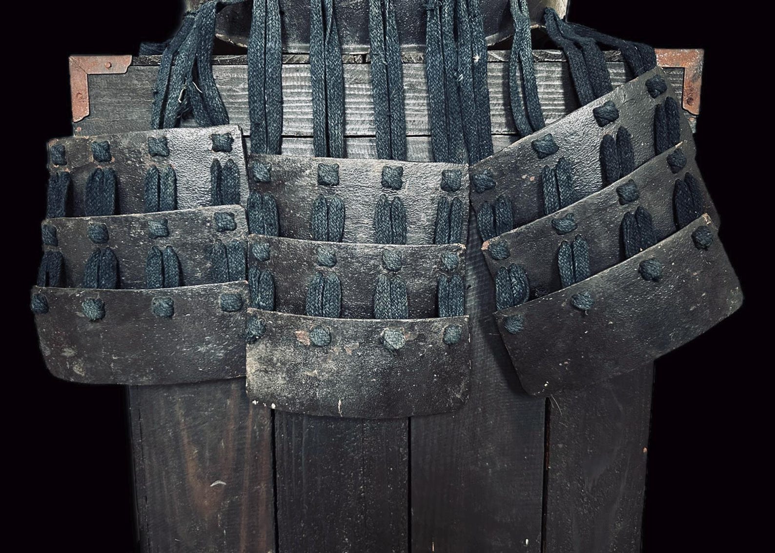 Authentic Japanese Antique Vintage Samurai DOU Body Armor From Edo With ...