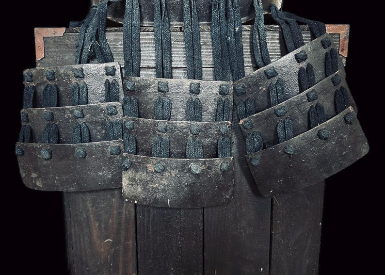 Authentic Japanese Antique Vintage Samurai DOU Body Armor From Edo With ...