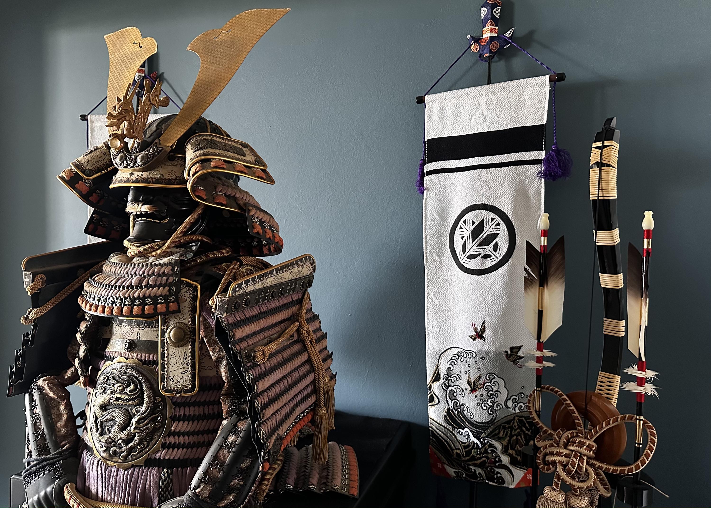 Complete Set of Authentic Japanese Samurai Youth Armor Vintage Antique ...