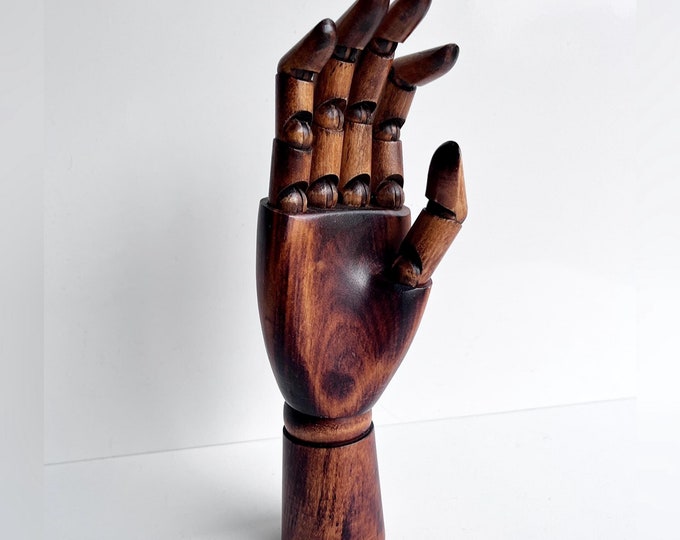 Antique Articulated Wooden Hand. Mannequins With Flexible Movable ...