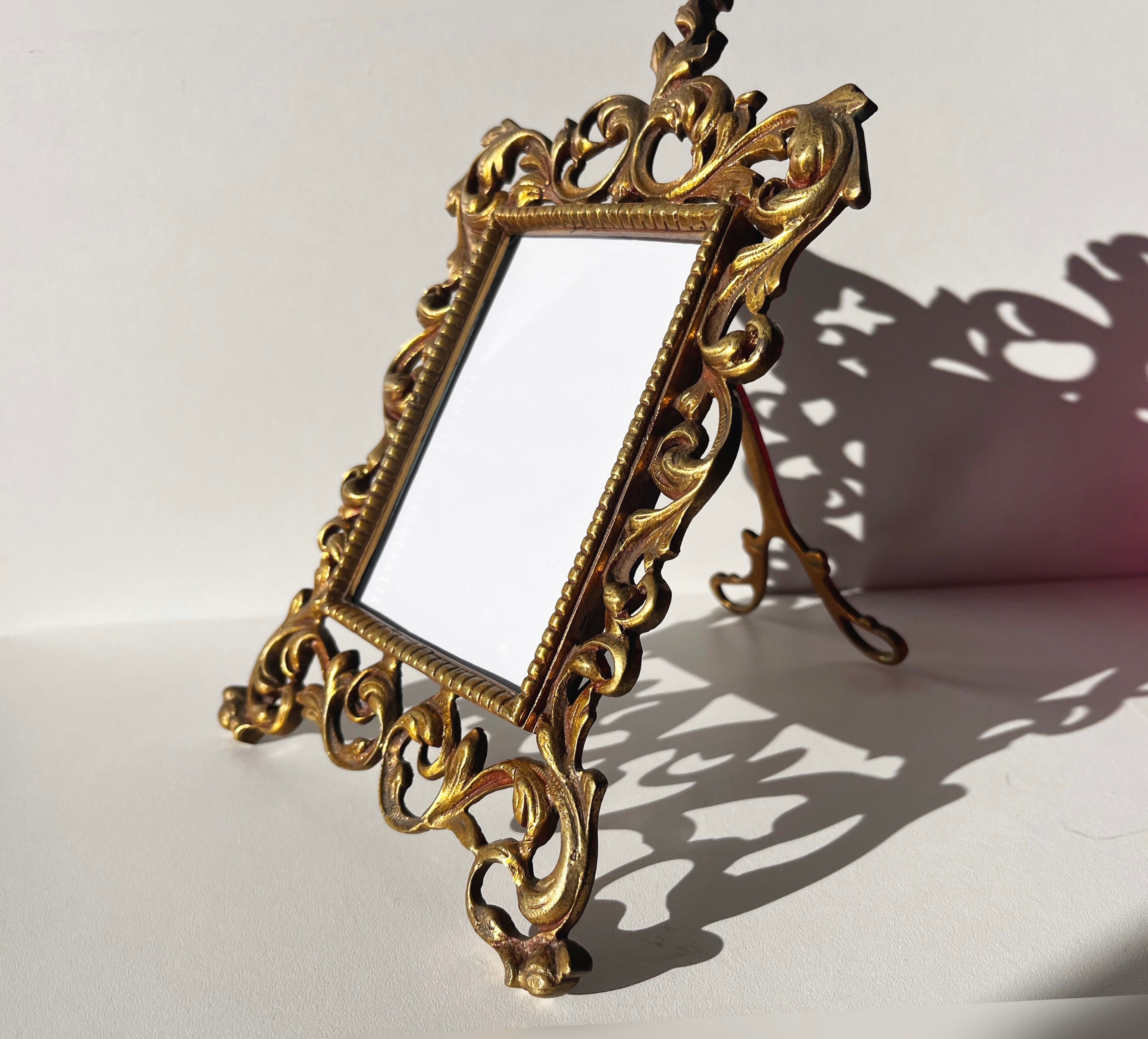 Antique Bronze Photo Frame With Stand From the 1930s in Art Nouveau ...