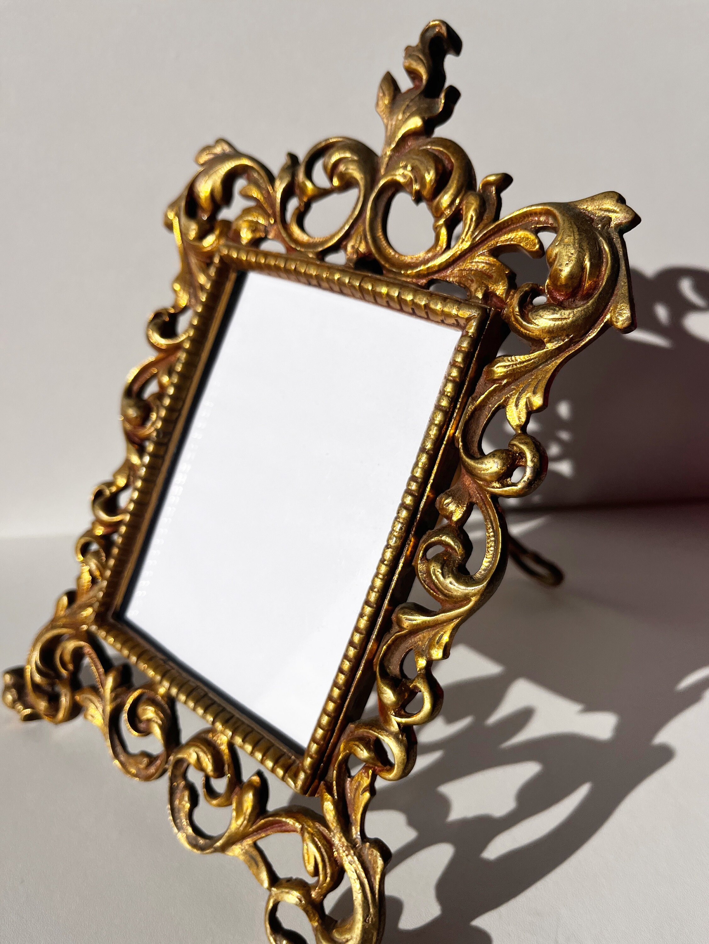 Antique Bronze Photo Frame With Stand From the 1930s in Art Nouveau ...