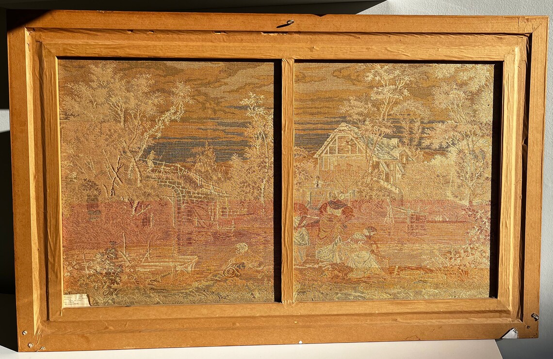 Panoramic Handmade Tapestry in Frame 130 X 80 Cm Sustainable - Etsy