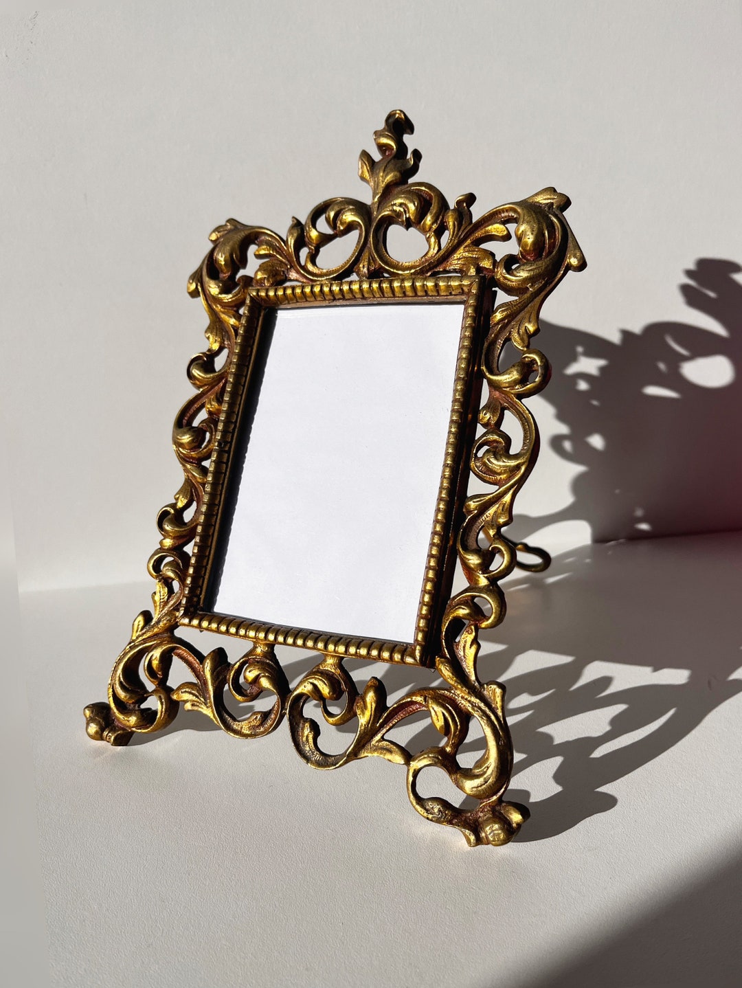 Antique Bronze Photo Frame With Stand From the 1930s in Art Nouveau ...