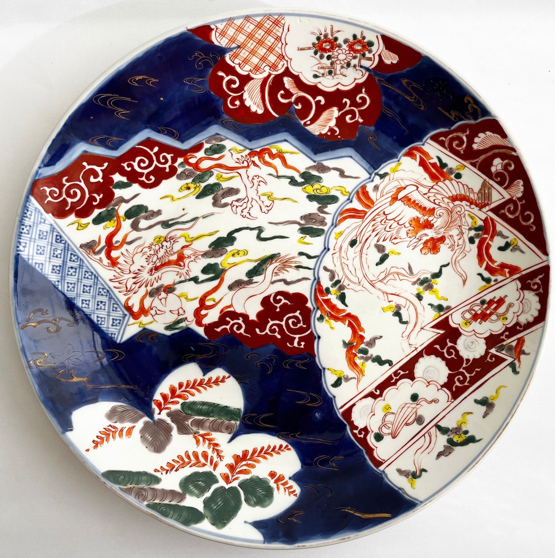 Japanese Porcelain Plate Hand-painted Collectible Vintage - Etsy