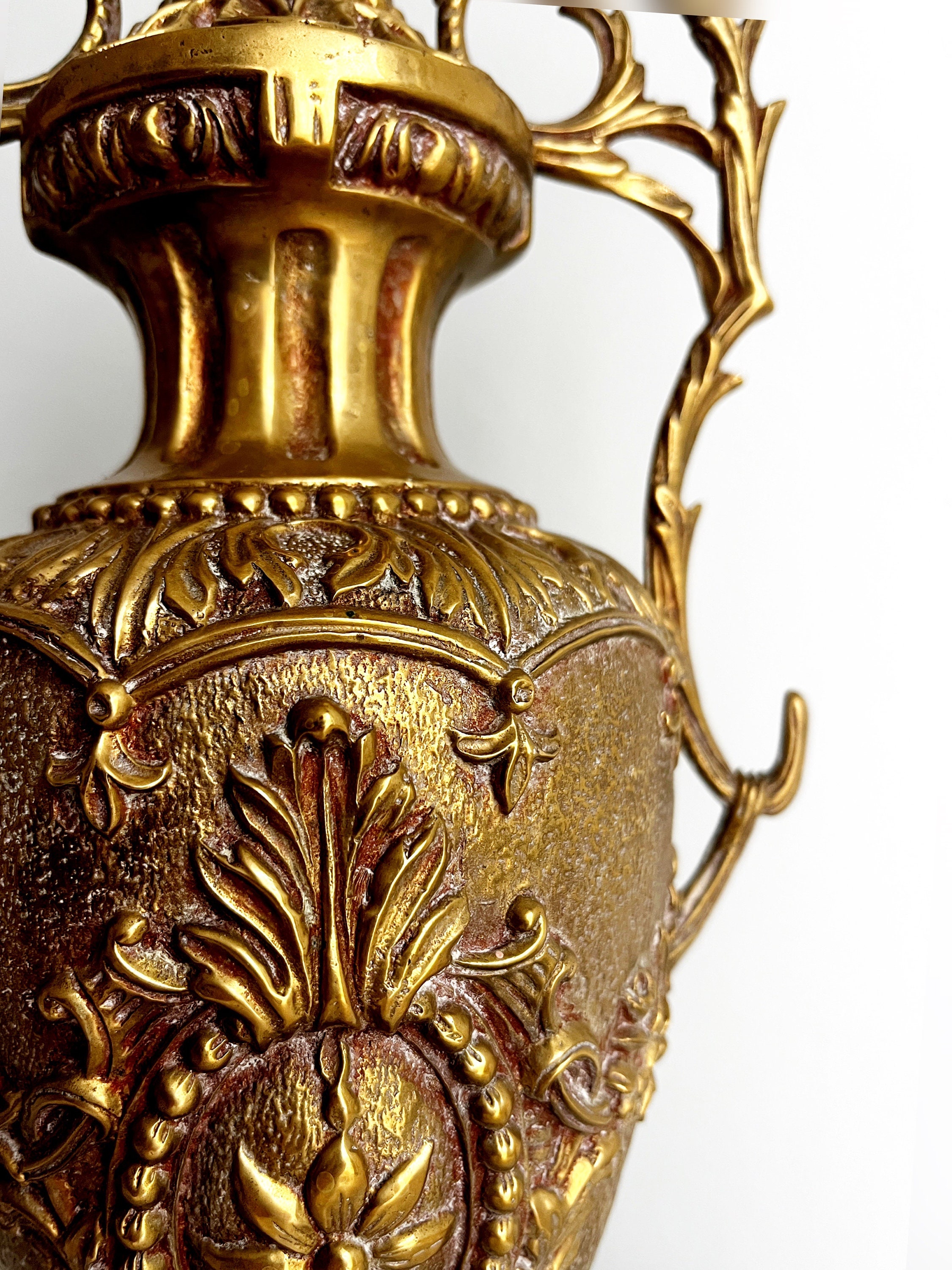 Antique Bronze Lamp in Renaissance Style - Etsy