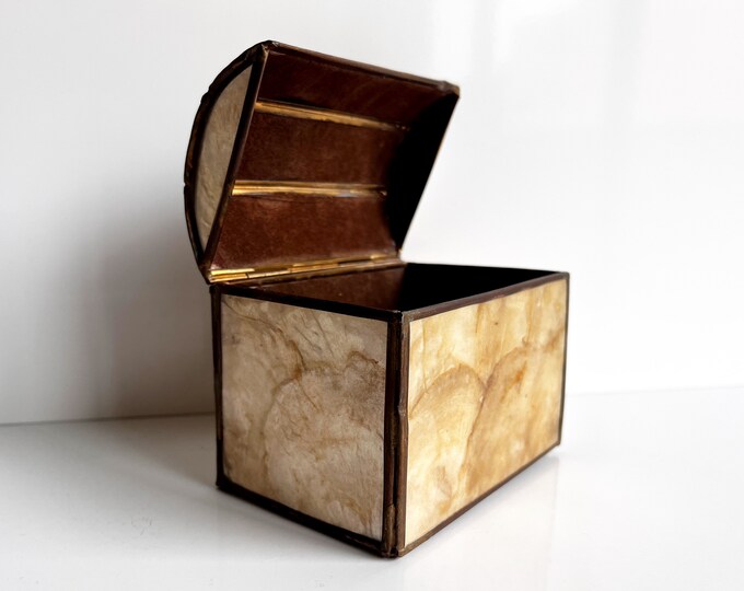 Rare Capiz Shell Philipinalia Jewelry Box, Vintage Jewelry Box, Mother ...
