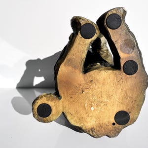 Vintage Large Heavy Sculpture Sitting Crying Elephant. Vintage ...