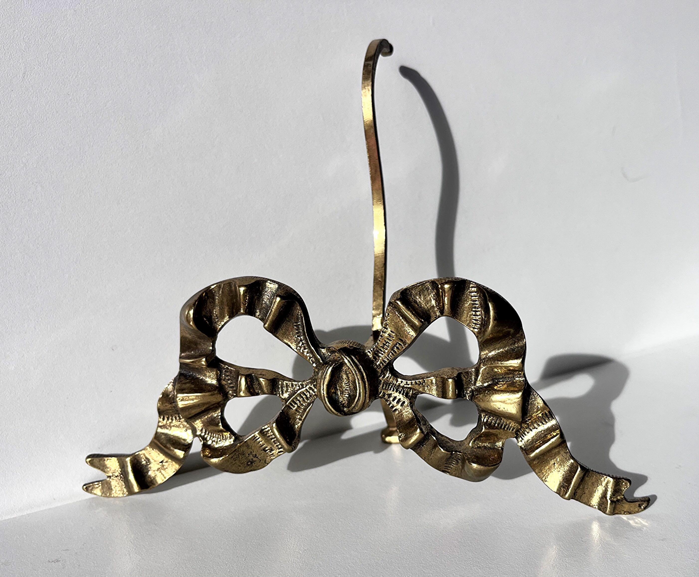 Vintage Brass Plate Rack, Picture Rack Plate Holder, Plate Easel, Dish ...