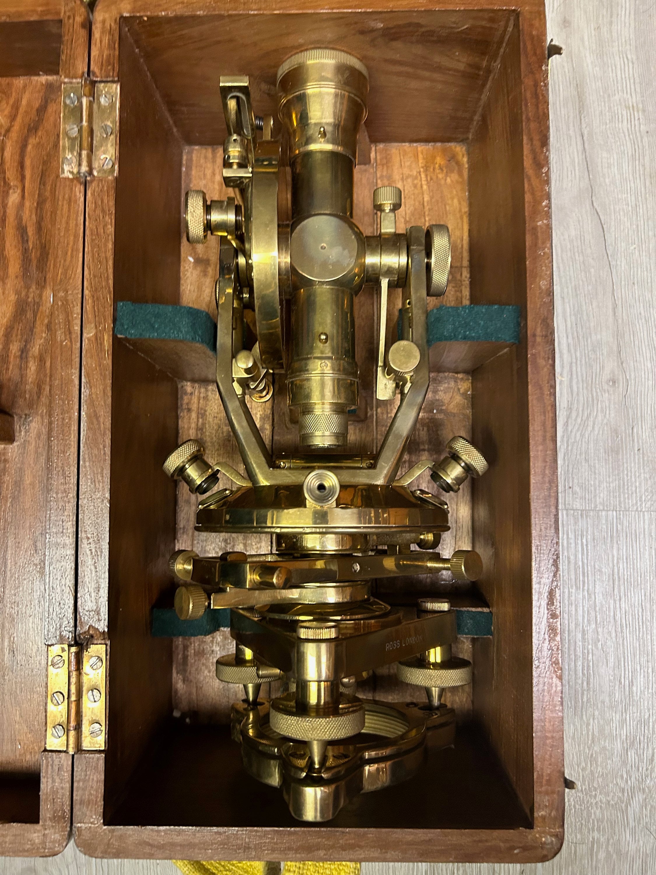 Antique Ross London Brass Surveyor's Transit - Etsy