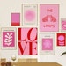 Pink Art Print Set, 47 Pink Posters, Pink Gallery Wall Art, Trendy ...