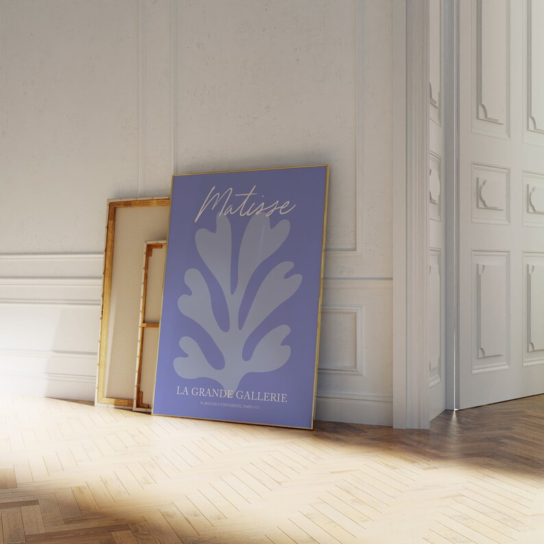 Henri Matisse Exhibition Poster, Matisse Print, Vintage Purple Art, Pop ...