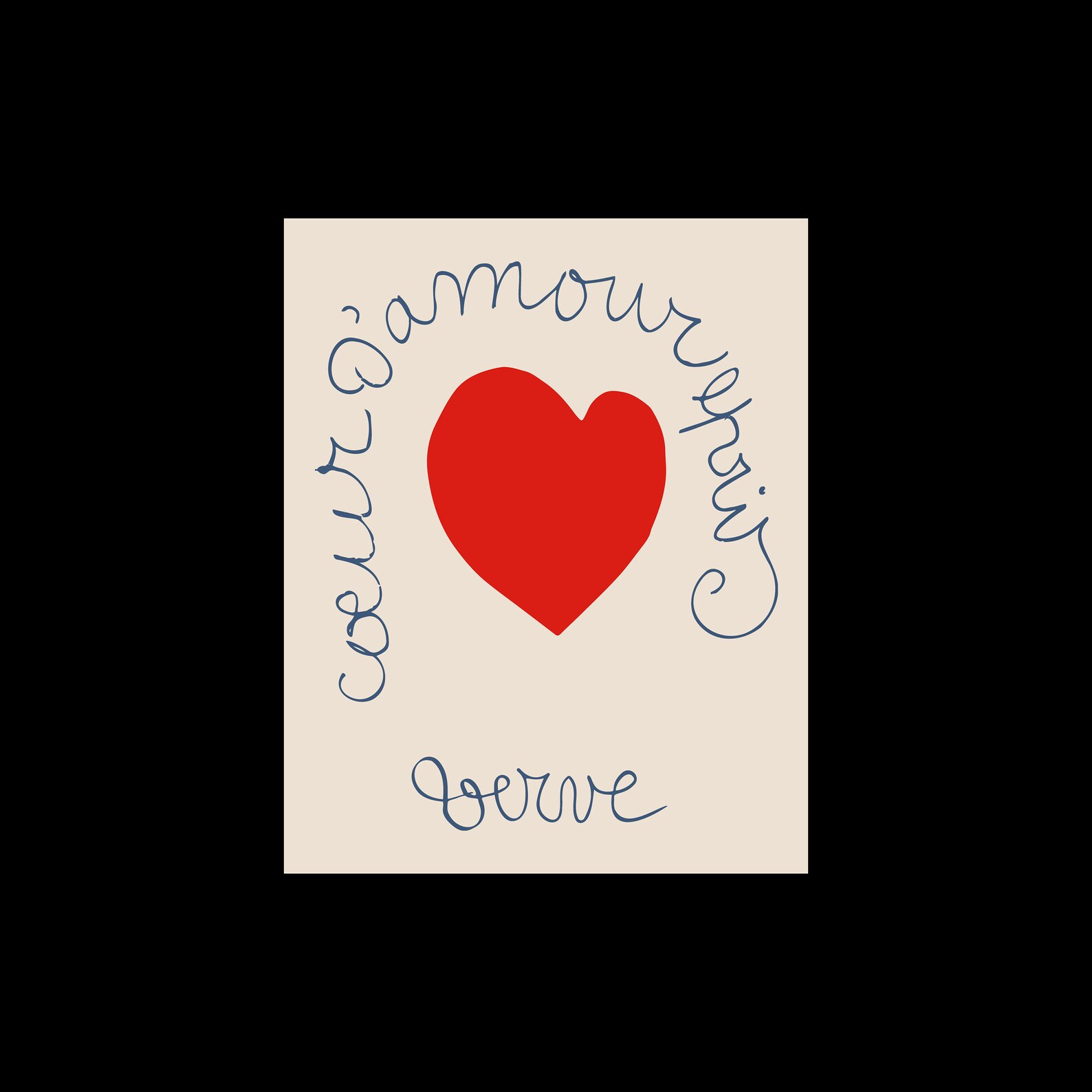 Henri Matisse Heart Art Print Matisse Coeur D'amour Poster DIGITAL ...